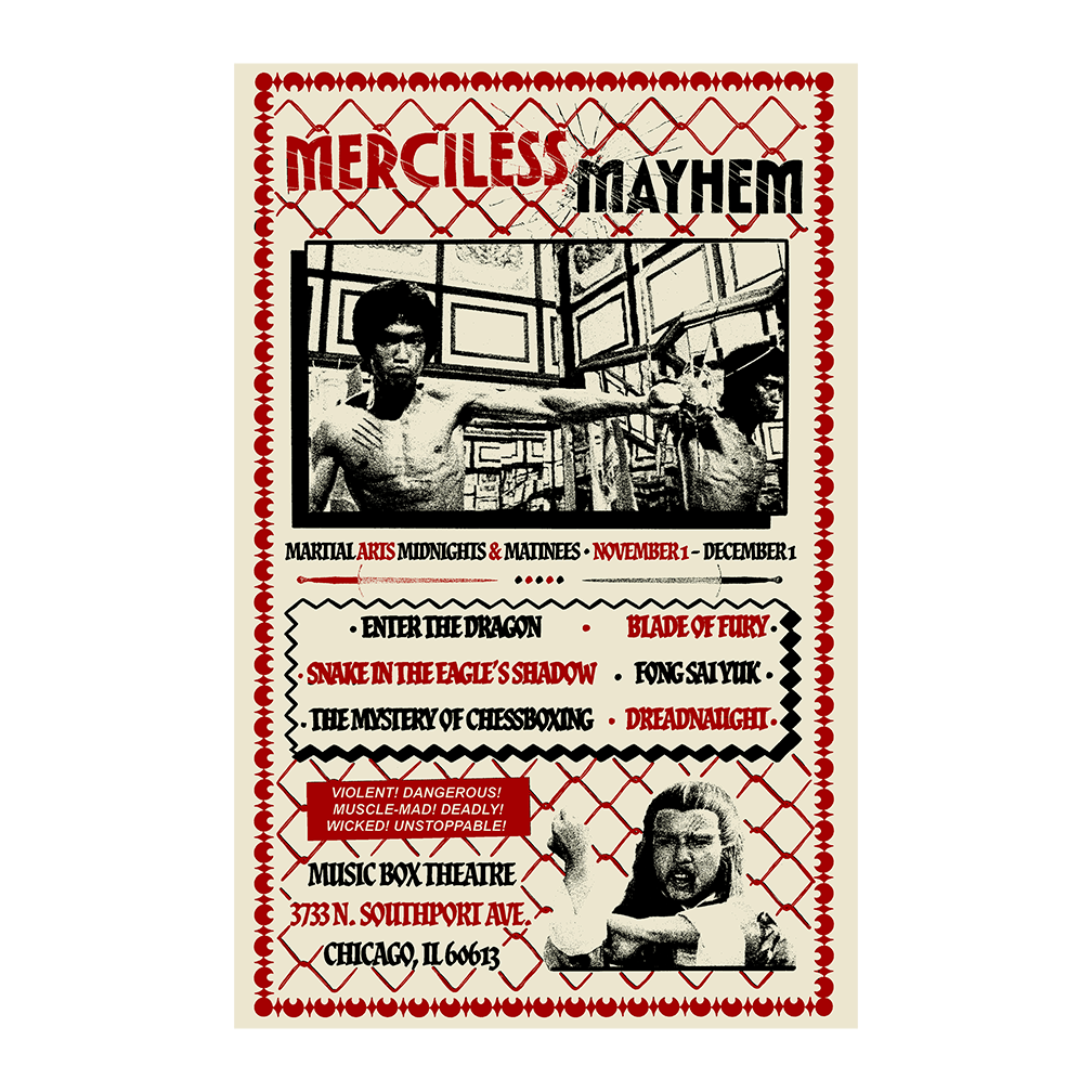 Merciless Mayhem Poster – Music Box Shop